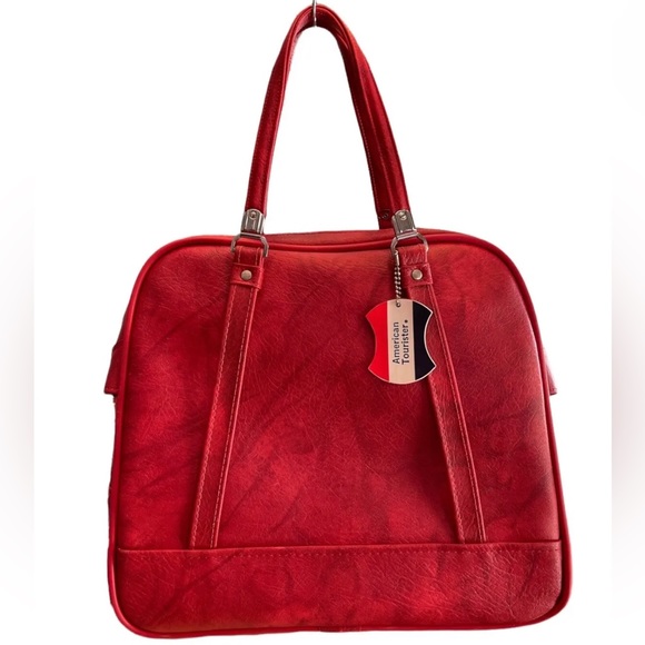 American Tourister | Bags | Vintage American Tourister Red Carry On ...